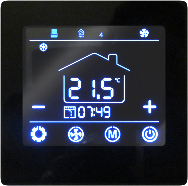 Θερμοστάτης Fan Coil με ανεμιστήρα 3 ταχυτήτων - HEATMAX Ι.Κ.Ε ...